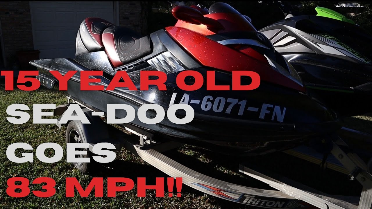 How to Reach 83 MPH on a 15 YEAR OLD SEADOO! - YouTube