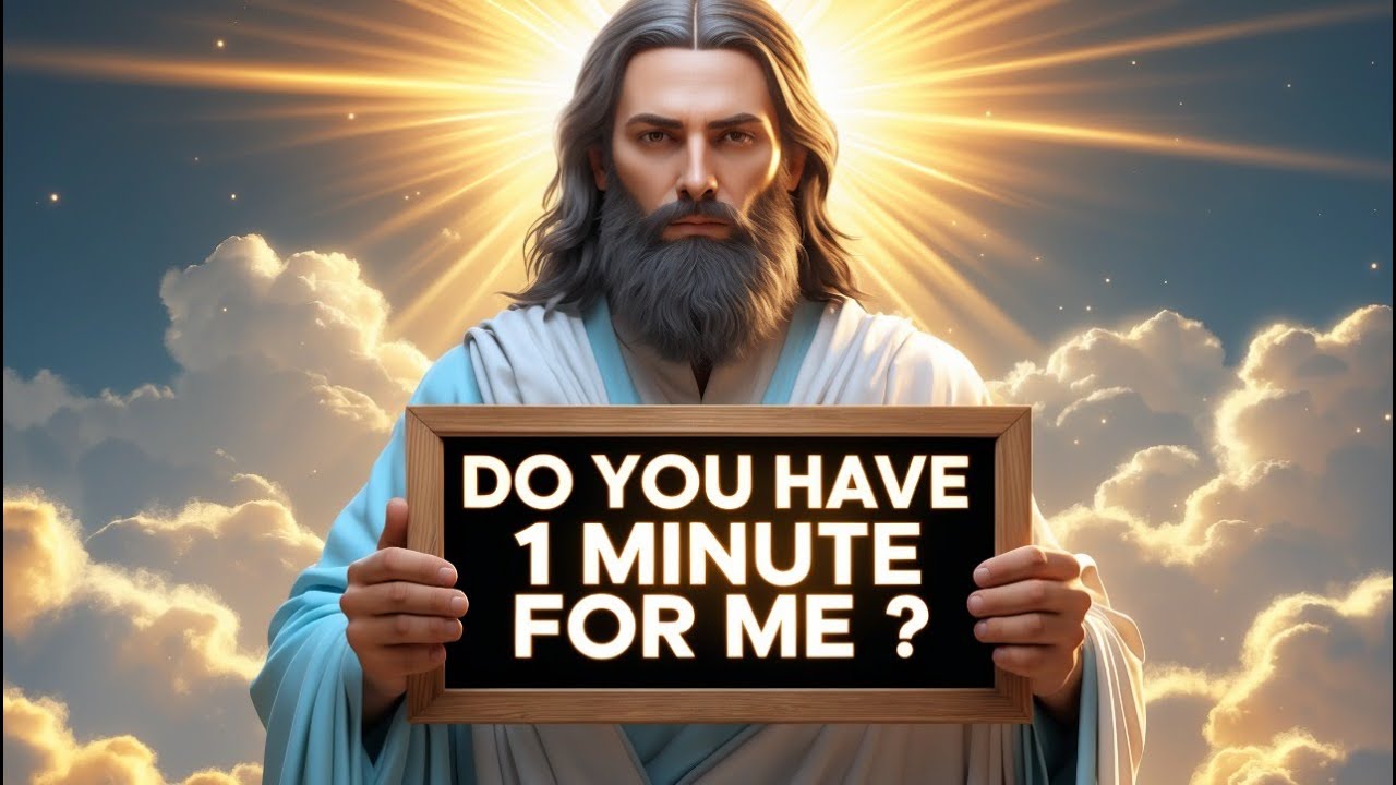 🔴DO YOU HAVE 1 MINUTE FOR ME ? | GOD MESSAGE NOW | GOD MESSAGE TODAY ...