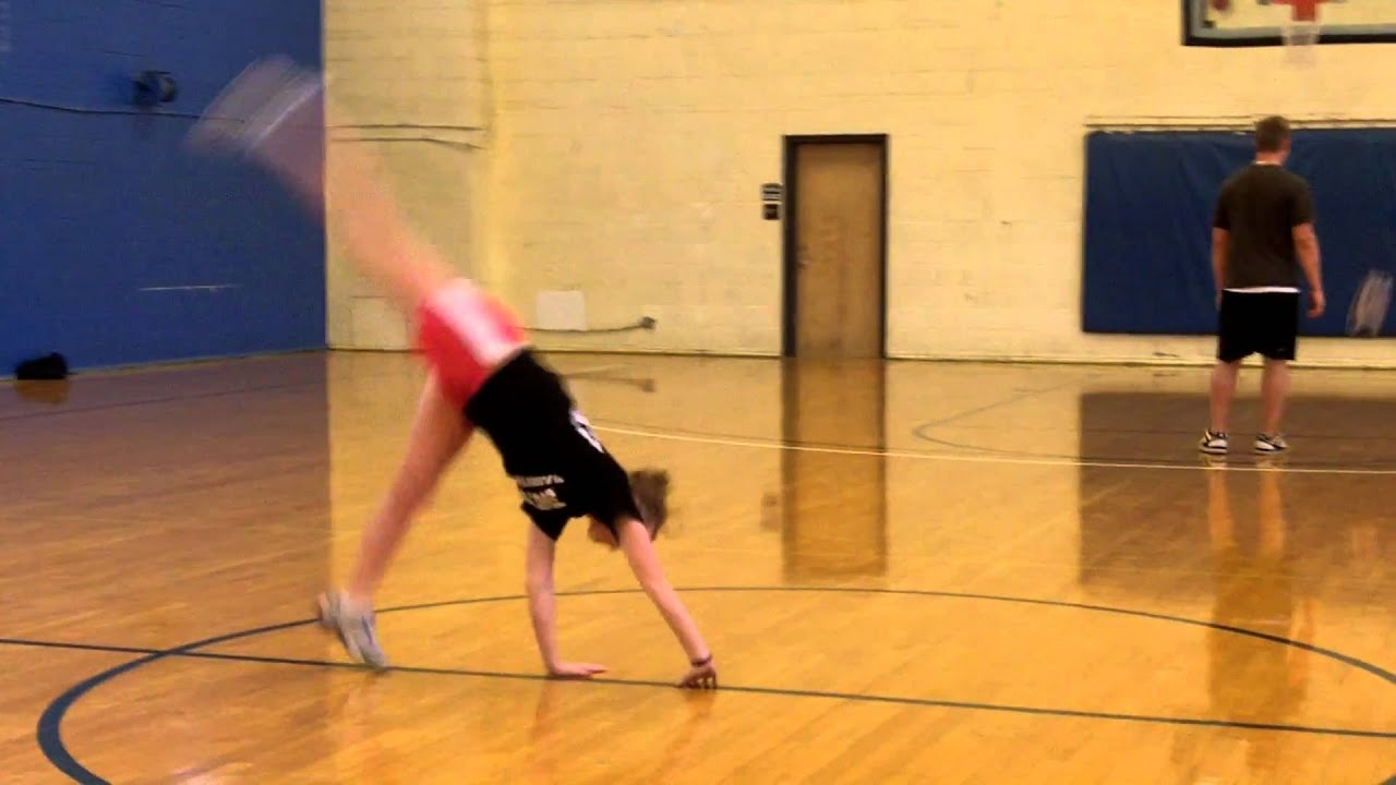 cartwheel side view - YouTube
