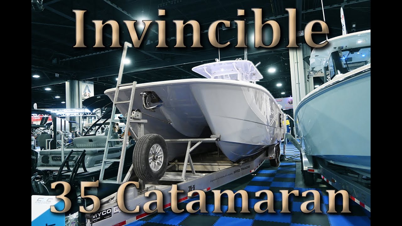Full In-Depth Walkthrough of the Invincible 35 Catamaran - YouTube