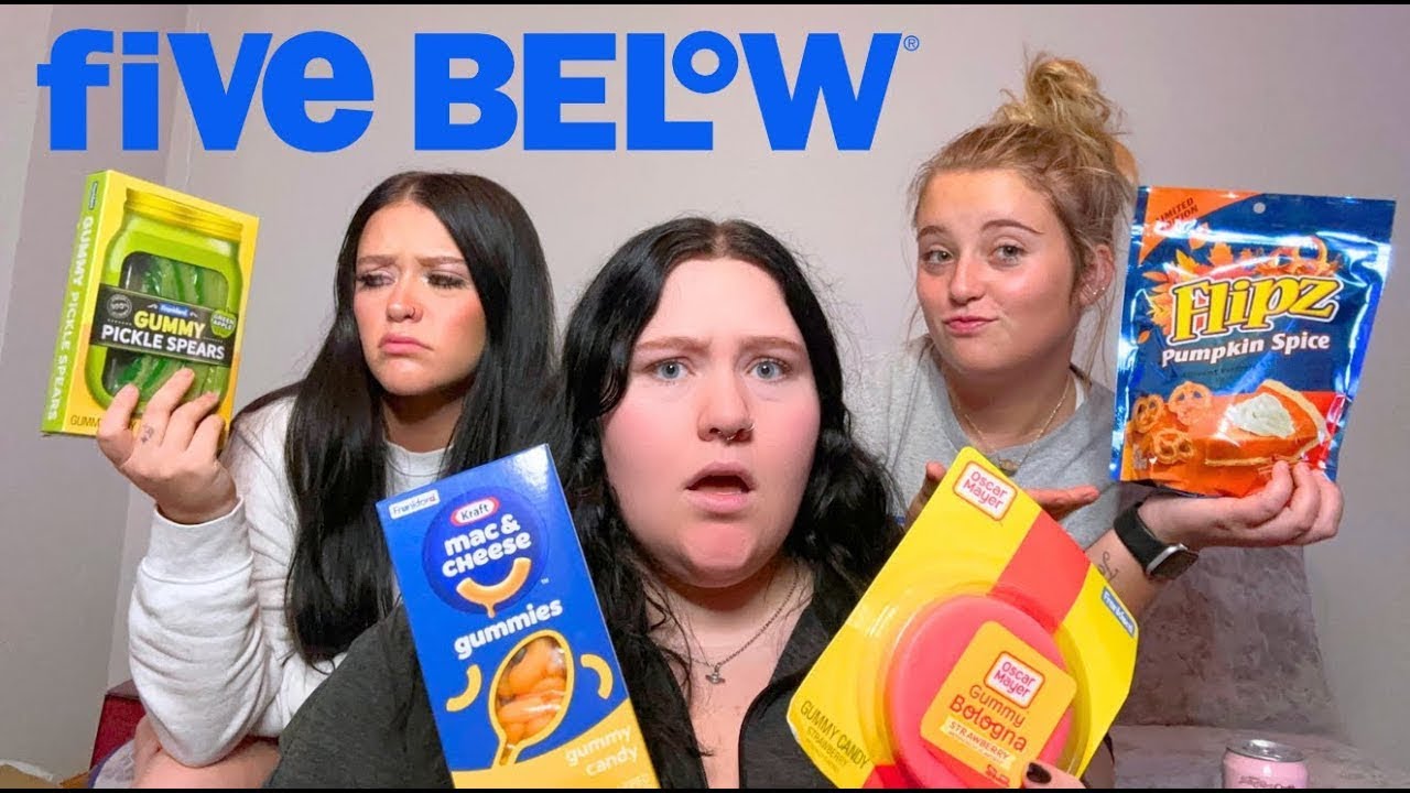 TRYING GROSS SNACKS FROM 5 BELOW - YouTube