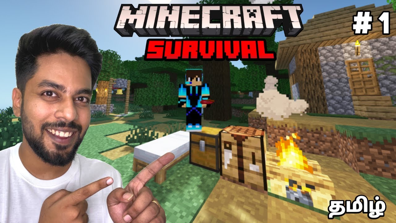 Minecraft survival ep 1 || minecraft tamil #1 - YouTube