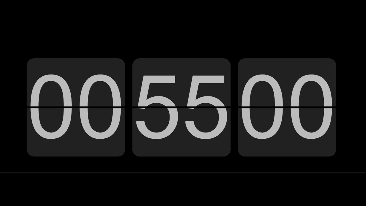 ⏰ 55-Minute Timer with Beeps and Photos | Countdown with Minute Alerts ...