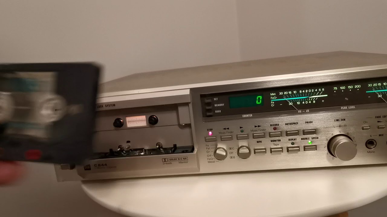 Dual C-844 - beautiful deck - double speed - YouTube