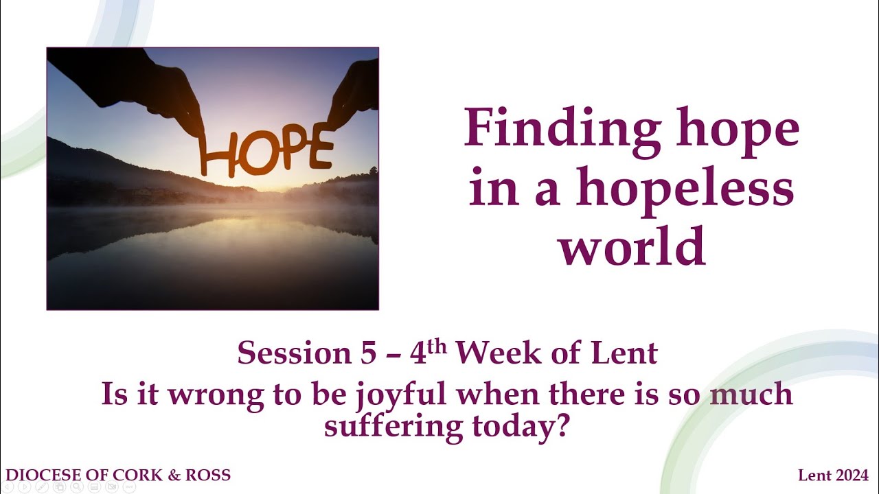 Lent 5 - Is it wrong to be joyful? - YouTube