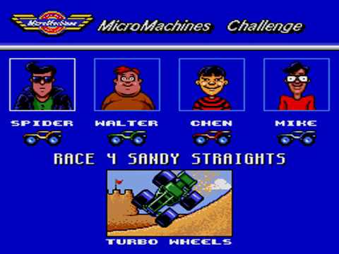 Micro Machines Sega Genesis / Mega Drive gameplay - YouTube