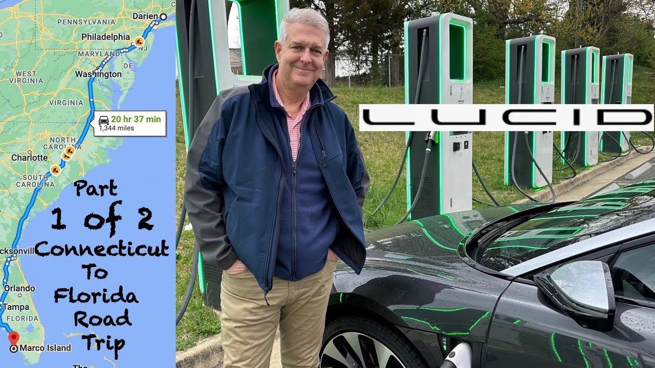 Our First Lucid Air Road Trip Down The Entire East Coast! Part 1 Of 2 ...
