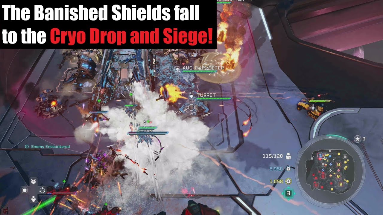 Serina's Cryo Siege stops the Banished from hiding under their shields ...