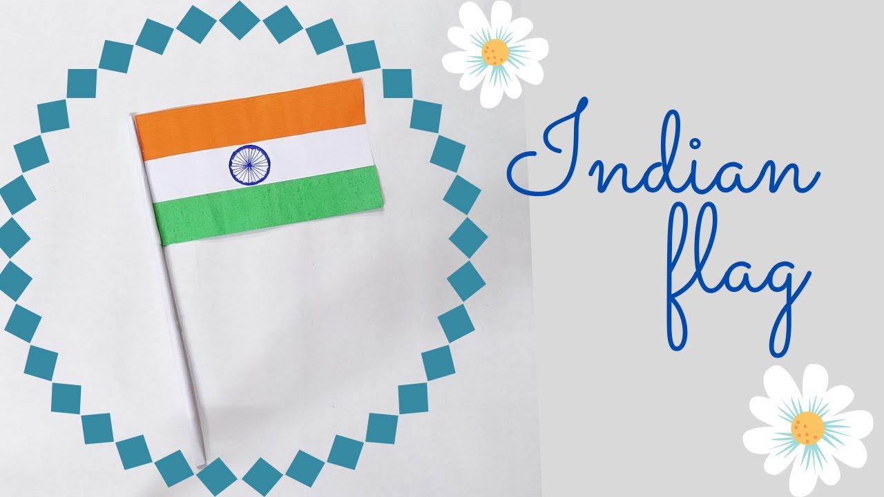 How to Make the National Flag of India | DIY School Project | Indian ...