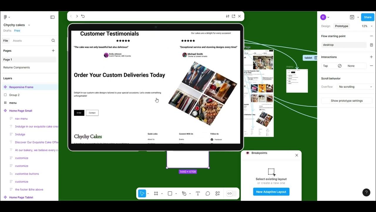 Day three of learning figma responsive design - YouTube