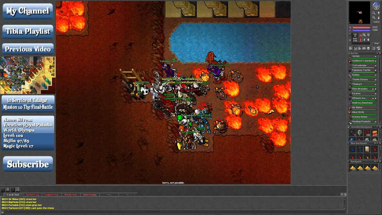 Let's Play Tibia:The Pits of Inferno Quest Part 1 (ENG) - YouTube