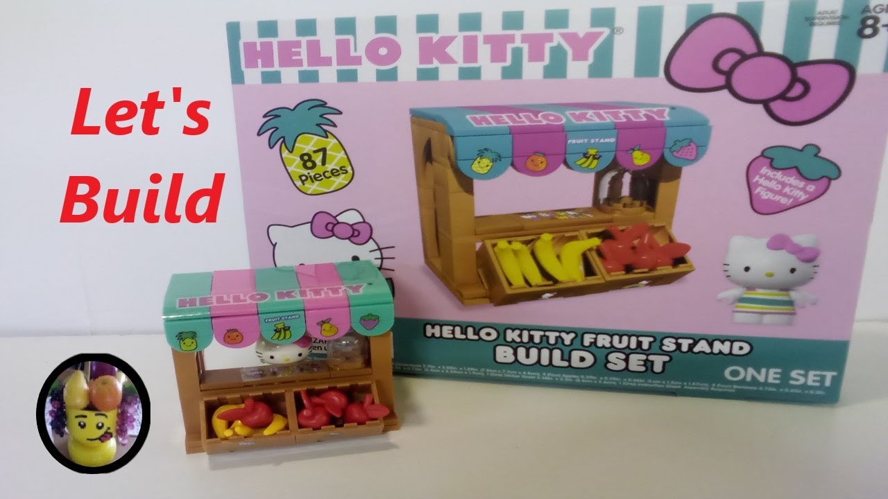 Building A Hello Kitty Fruit Stand - YouTube