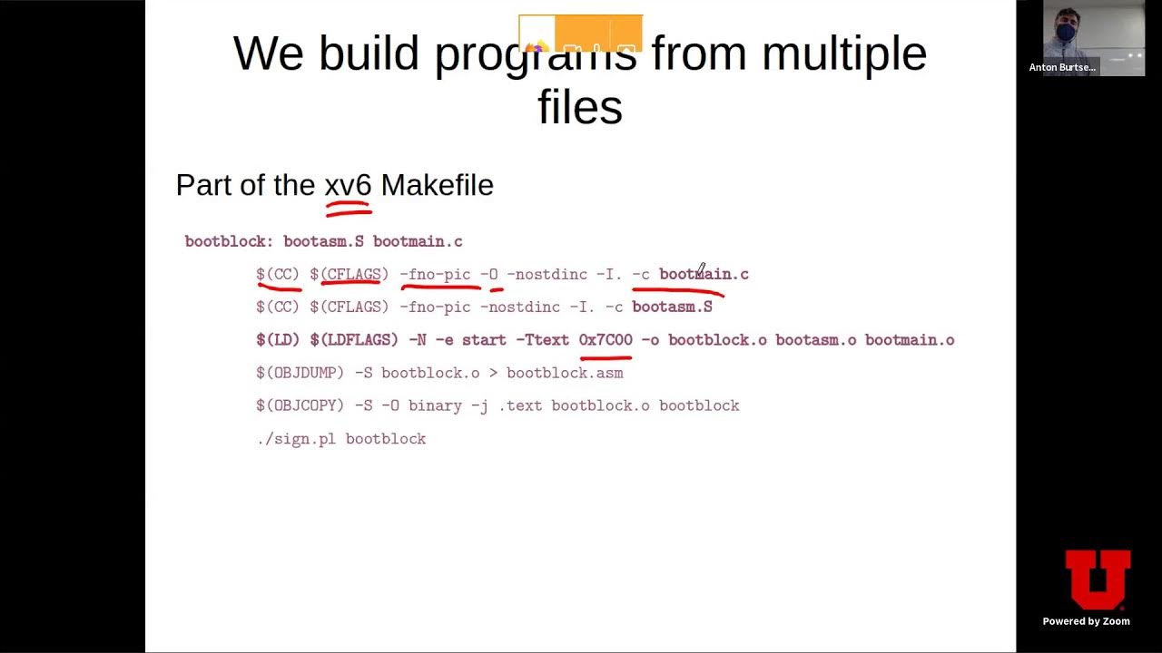 cs5460/6460 Lecture 05 - Linking and loading - YouTube