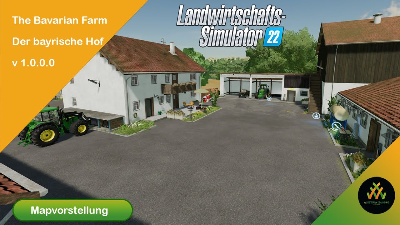 LS22 Mapvorstellung ★ Modhub ★ The Bavarian Farm / Der bayrische Hof v1 ...