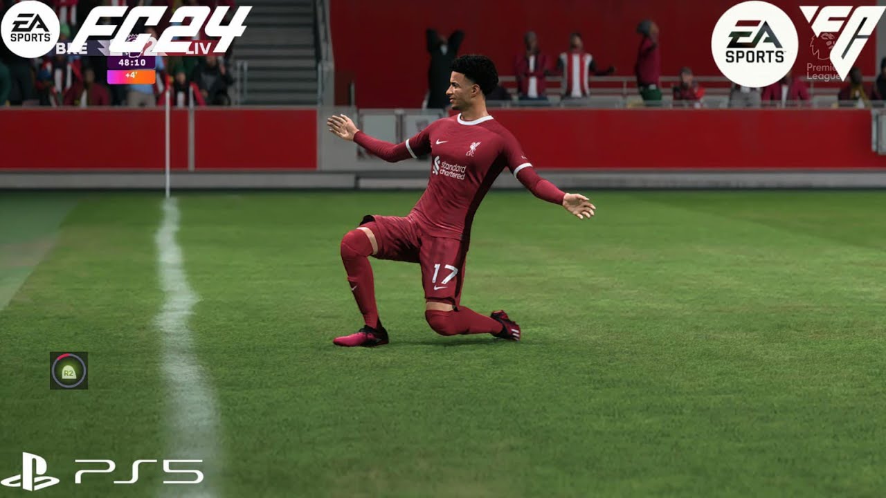 England Premier League Liverpool vs Luton Town EA SPORTS FC 24 PS5 4k ...