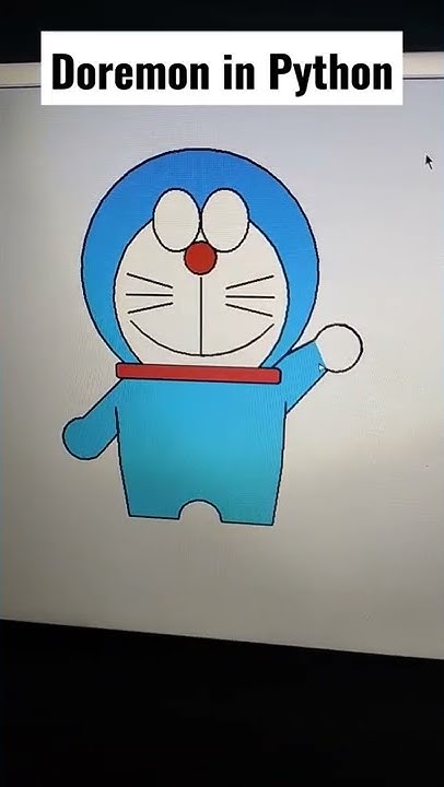 How To Draw Doremon In Pythonshortcartoon Turtlegraphicshackerheartmotivationflash