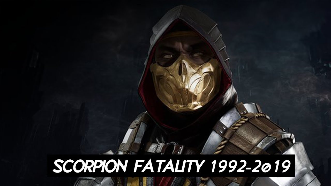 Mortal Kombat: All Scorpion Fatality | 1992-2019 - YouTube