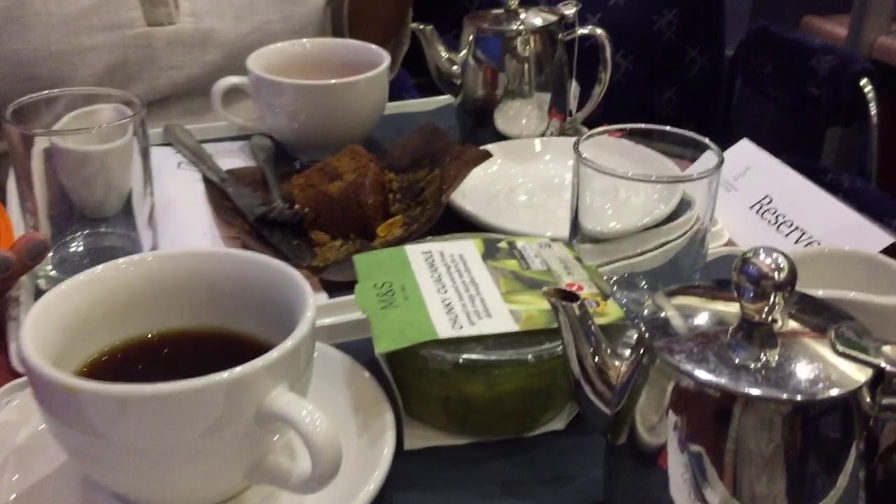 Breakfast in Caledonian Sleeper - YouTube