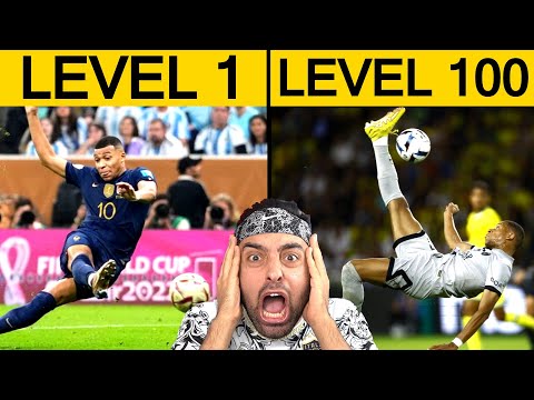 LEVEL 1 DEN LEVEL 100 E KADAR MBAPPE NİN ATTIĞI EN GÜZEL GOLLER !