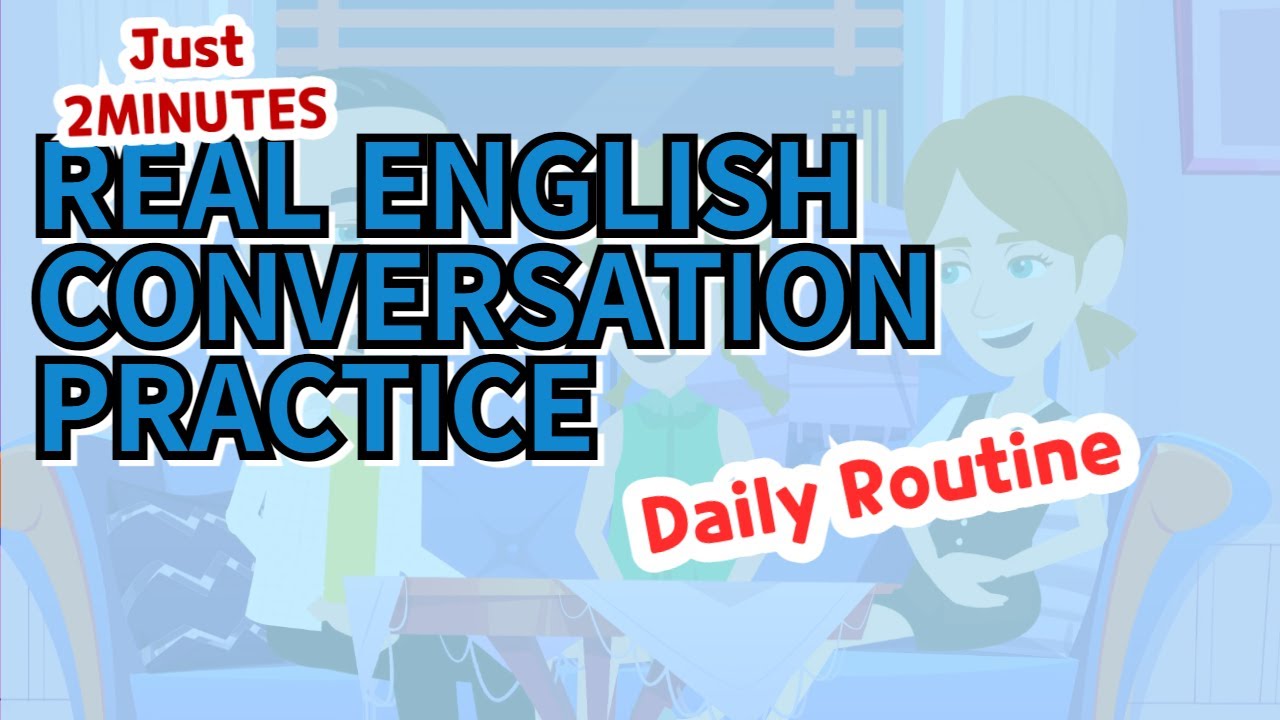 Daily routine｜Learn English speaking｜English conversation practice ...