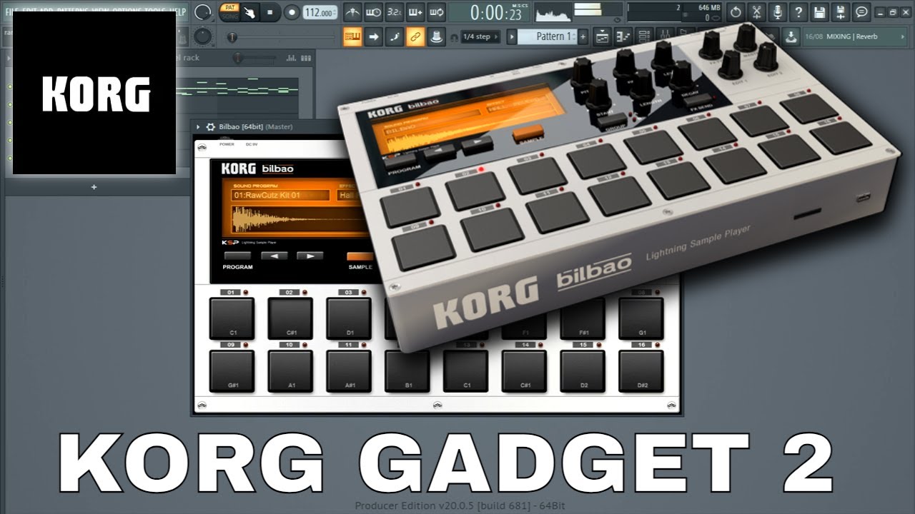 KORG Gadget 2 Bilbao VST ( Lightning Sample Player ) - YouTube