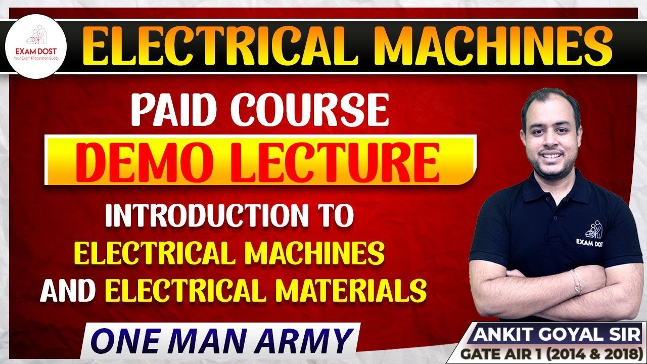 Introduction to Electrical Machines and Electrical Materials | Demo ...