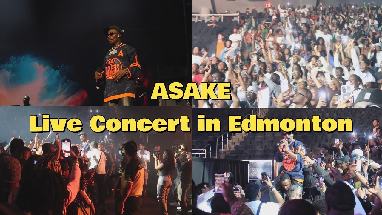 Asake Live at Rogers Place Edmonton Canada "Full Concert" Experience ...