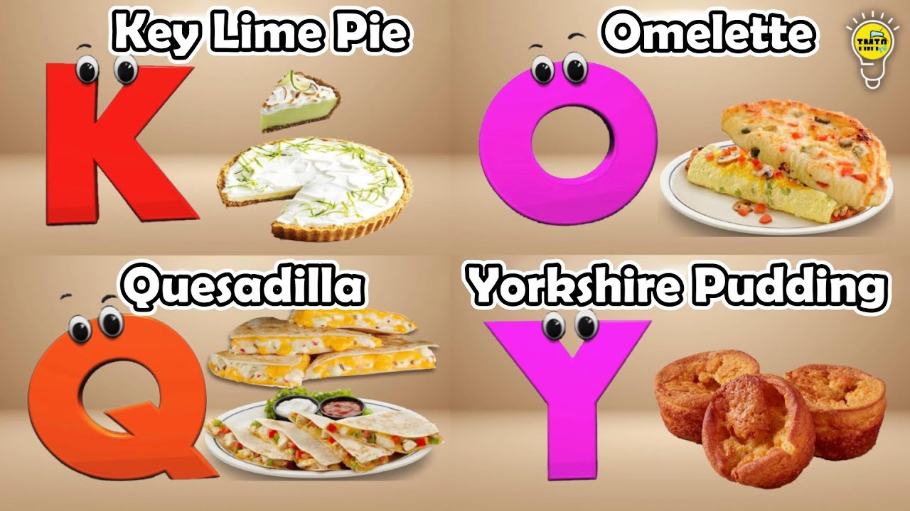 Food ABC Song | Food Alphabet Song | Phonics song a to z | Learn ABC ...