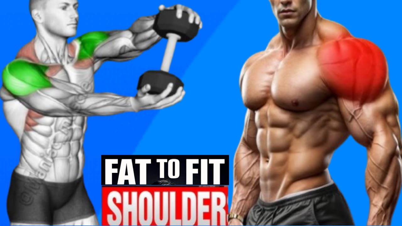 FAT TO FIT -Transform Your Body With This shoulder Workout Day 23 - YouTube