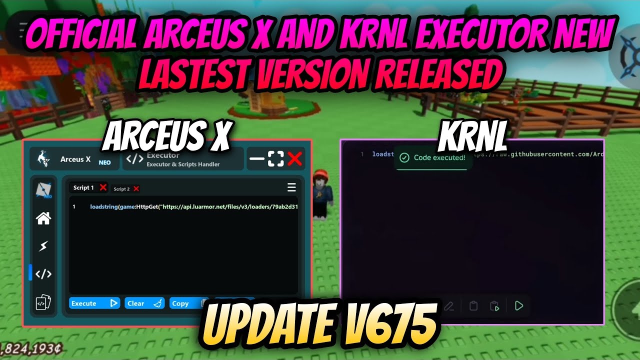 [NEW] ARCEUS X AND KRNL NEW LASTEST VERSION V675 RELEASED | NO LAG ...
