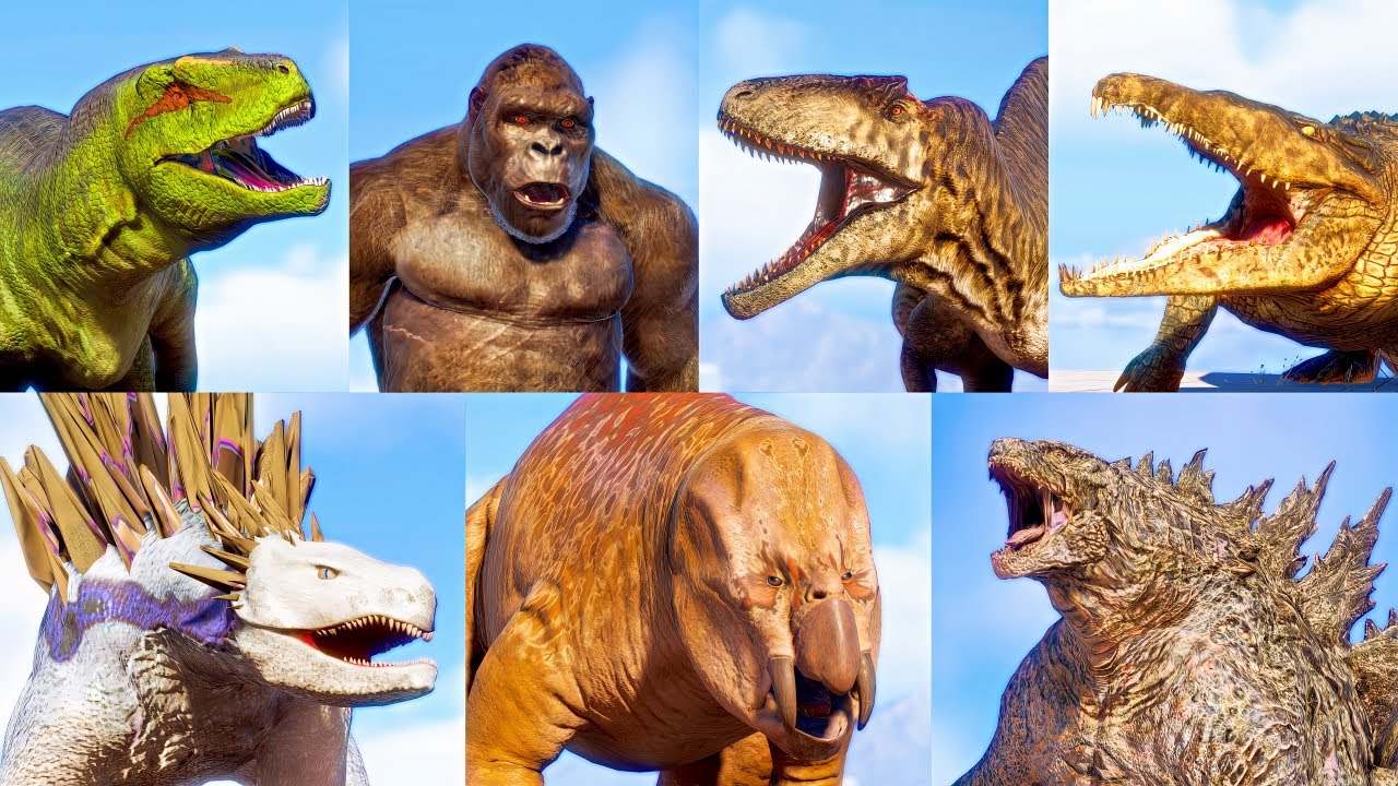 ALL NEW 51 MODDED DINOSAURS AND CREATURES IN JURASSIC WORLD EVOLUTION 2 ...