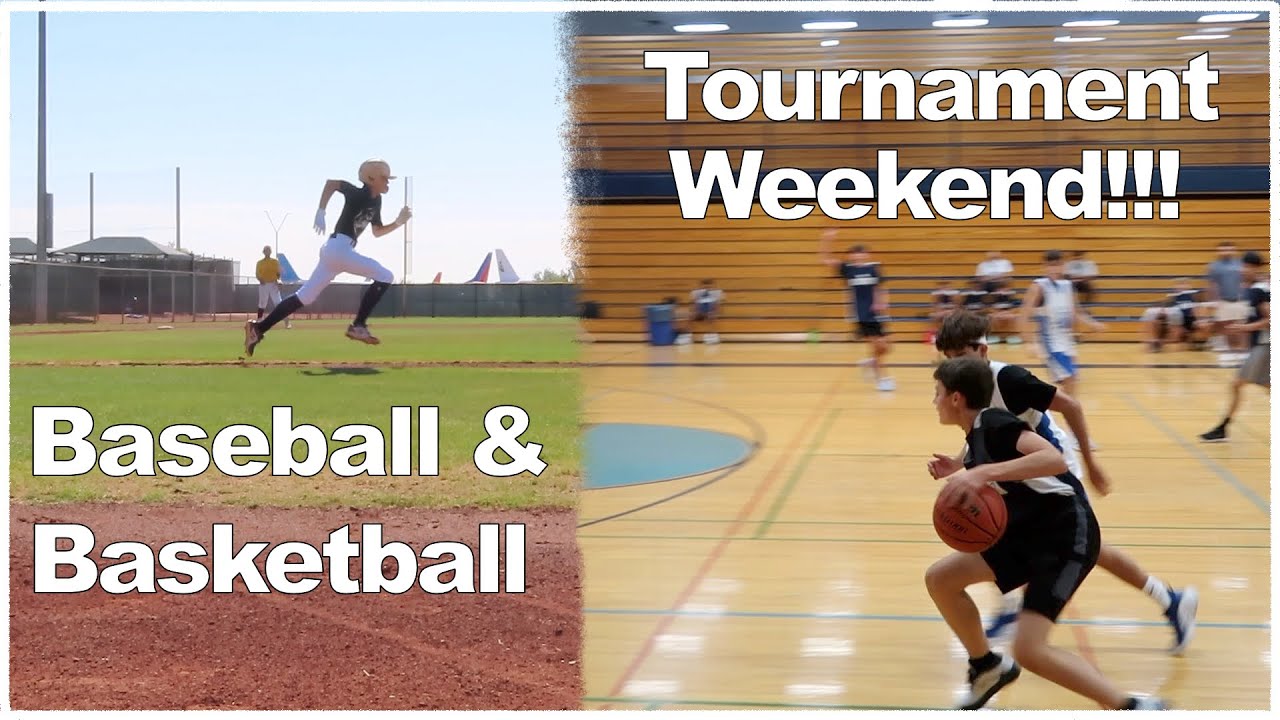 Busy Weekend of Baseball and Basketball Tournaments - YouTube