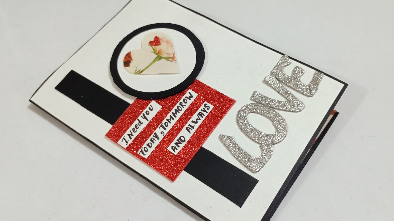 special card for love l how to make beautiful handmade card l full ...