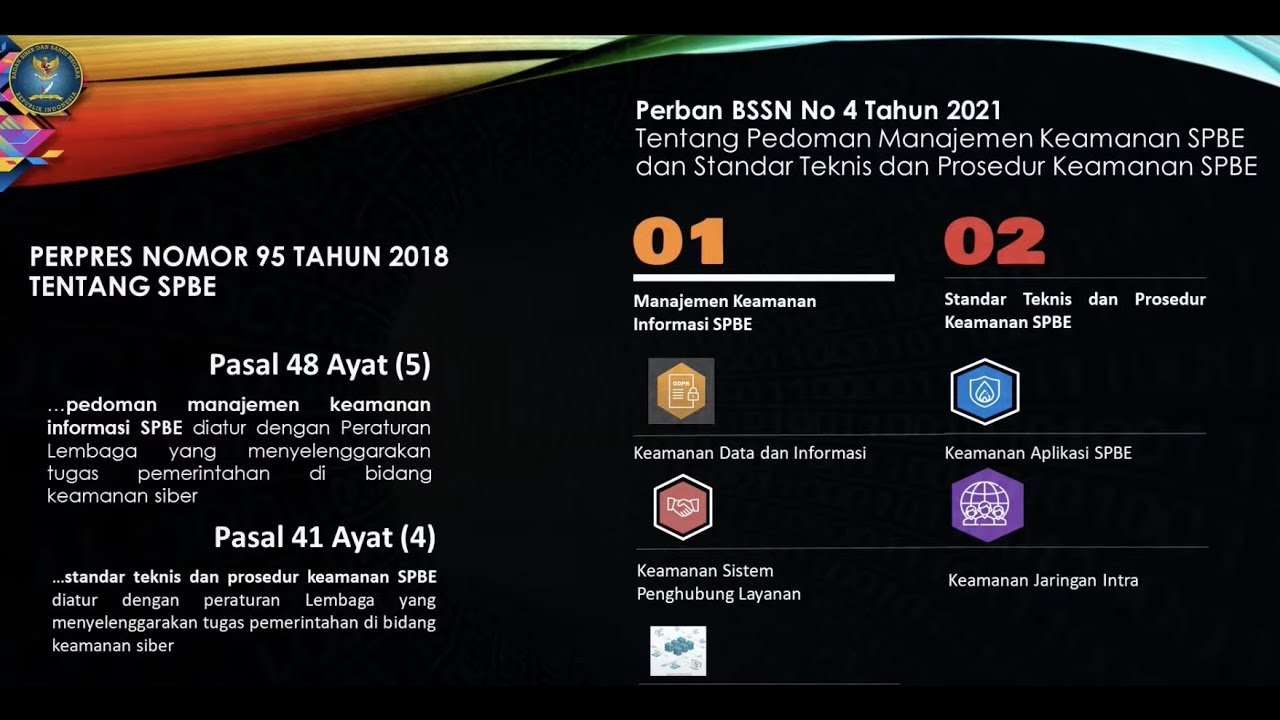 Sosialisasi Peraturan BSSN Nomor 4 Tahun 2021 | BSSN - YouTube