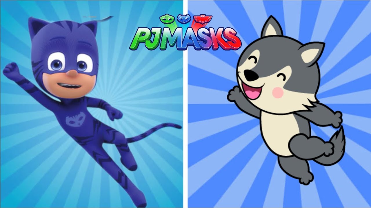 PJ Masks with TV Shows and Kids Cartoons in Animal Action Zero Budget ...