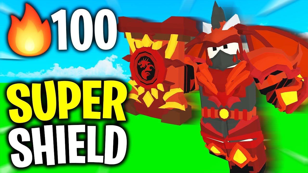 I Won Only Using a SHIELD In Roblox Bedwars... - YouTube