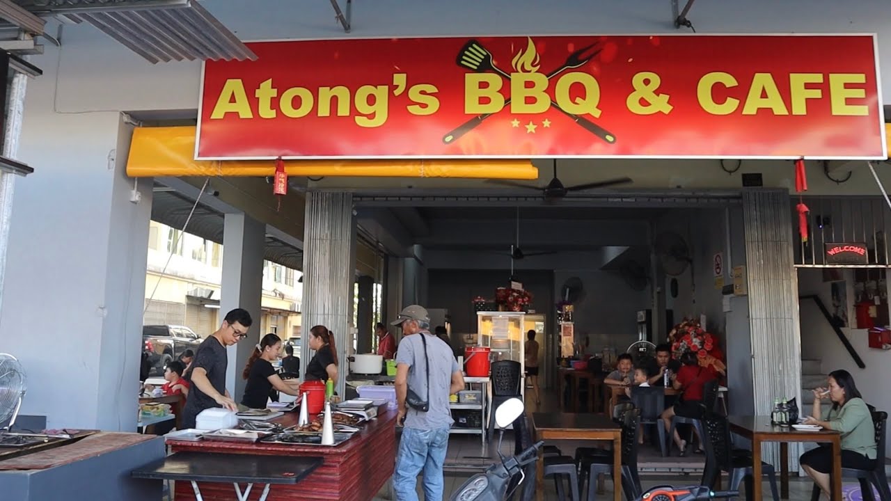 Santai Petang Di ATONG’S BBQ&CAFE,Panggang Babi Paling Enak Di Miri ...