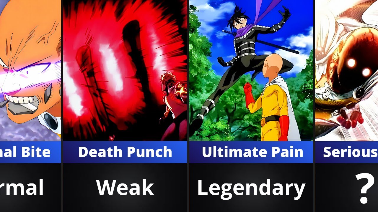 From Weakest to Strongest: Saitama's Techniques - YouTube