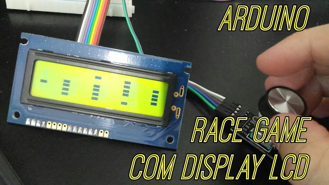 Arduino Race Game Com Display Lcd E Rotary Encoder Youtube