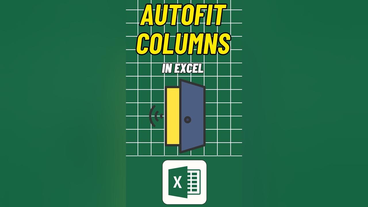 Autofit Columns in excel #shorts #exceltips #guideofmadexcel - YouTube