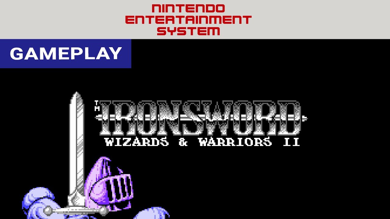 Ironsword: Wizards & Warriors II (NES) - Gameplay Clip [HD ...