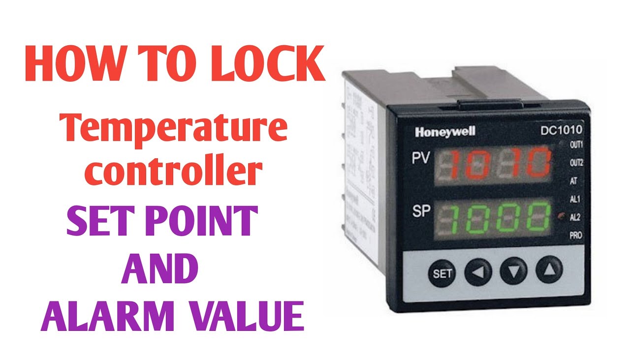 How to lock temperature controller value | temperature controller - YouTube