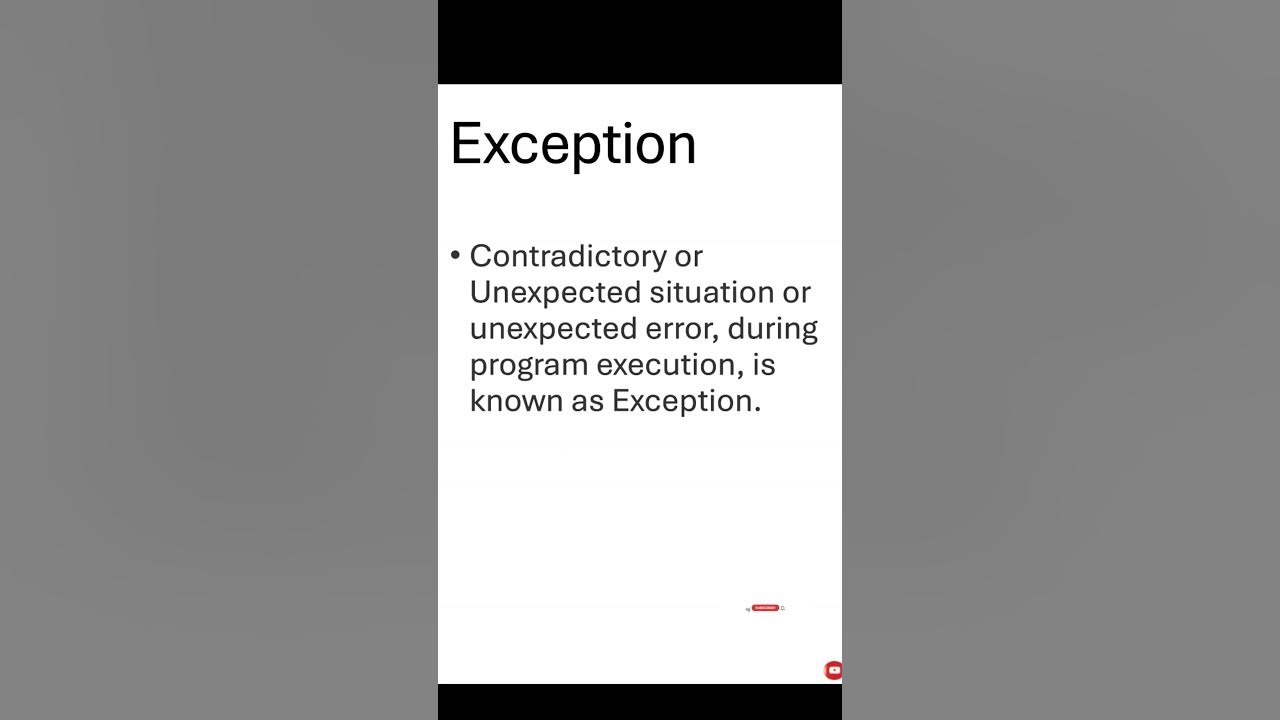 Python Exceptionhandling Exception Programming Cbsesqp Cbse Cbseboard Youtube