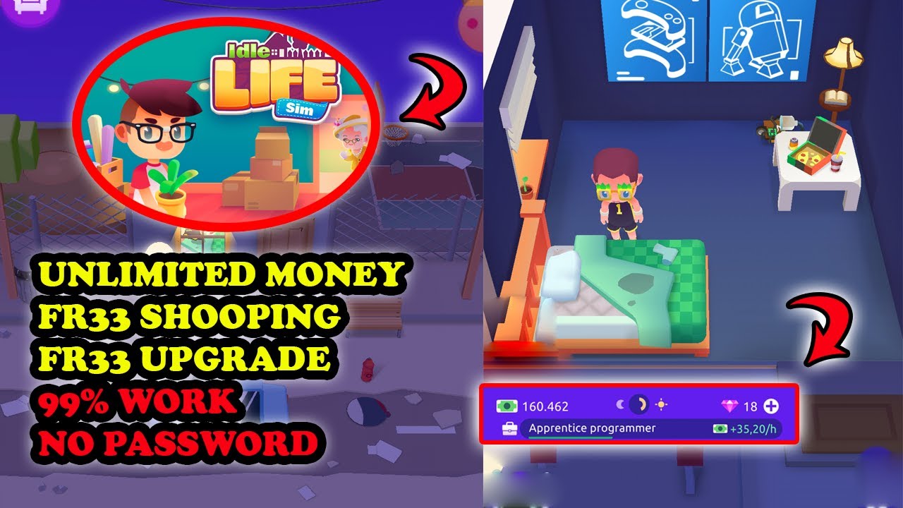 Idle Life Sim Mod Apk Terbaru 2023 - Unlimited Money & No Password ...