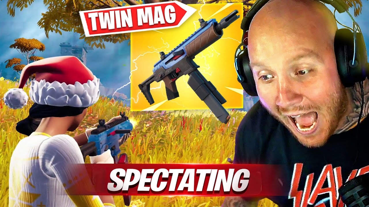 SOMEONE FOUND A TWIN MAG SMG IN FORTNITE?! - YouTube