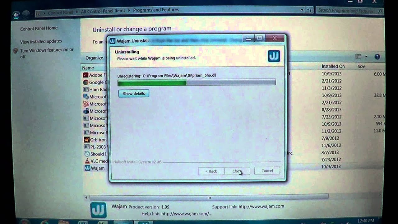 Fixit How to remove Wajam software virus malware - YouTube