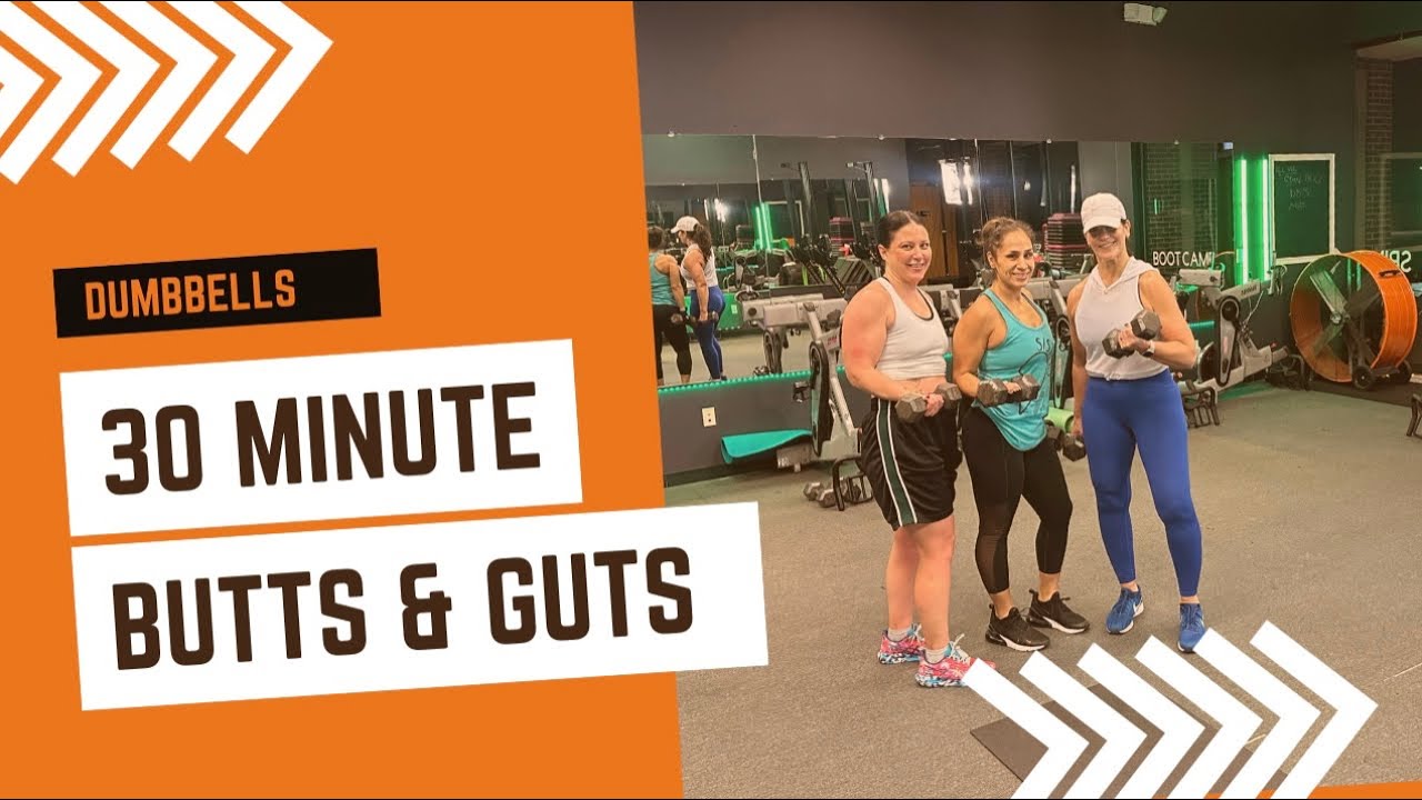 30-Minute Butts & Guts: All Levels Welcome (at home workout) - YouTube