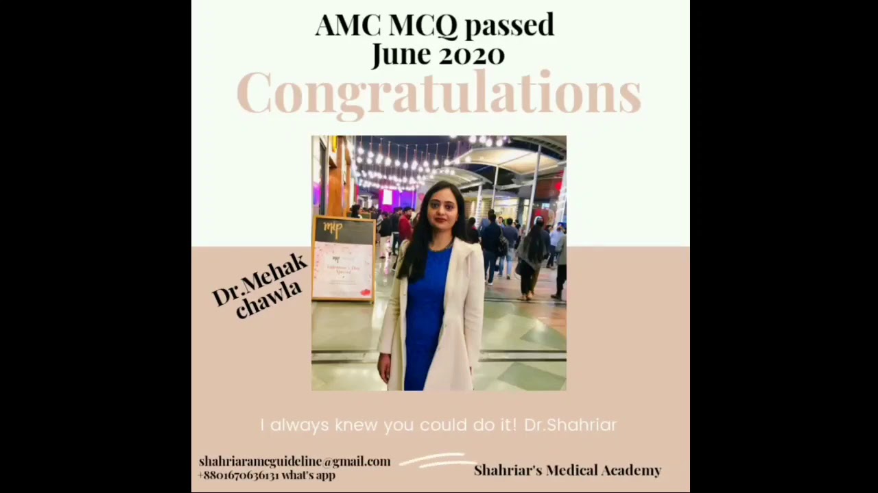 AMC MCQ June 2020 Results AMC Part 1 Course Successful Candidates amc-mcq-june-2020-results-amc-part-1-course-successful-candidates