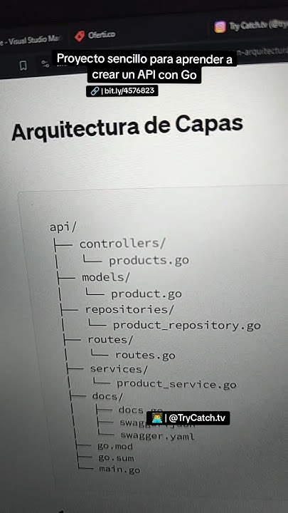 Proyecto sencillo para aprender a crear un API con Go - YouTube