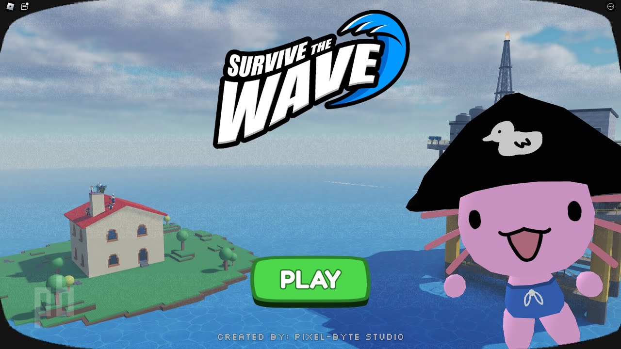 Playing Survive the wave for the first time - YouTube